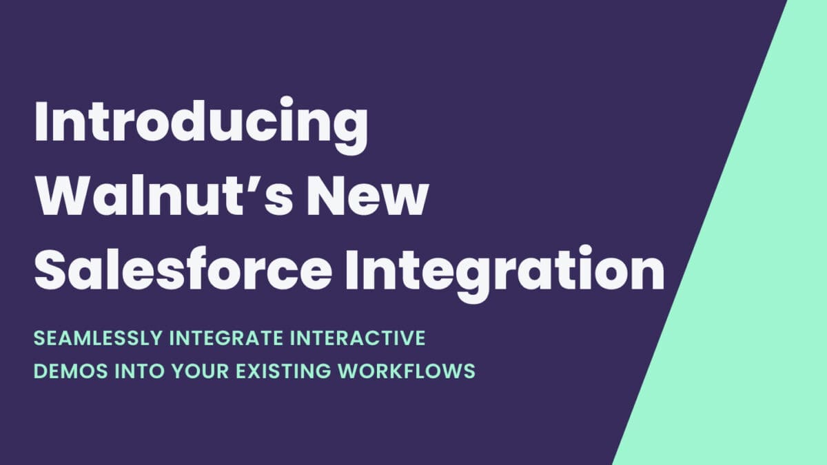 Introducing Walnut’s New Salesforce Integration | Walnut